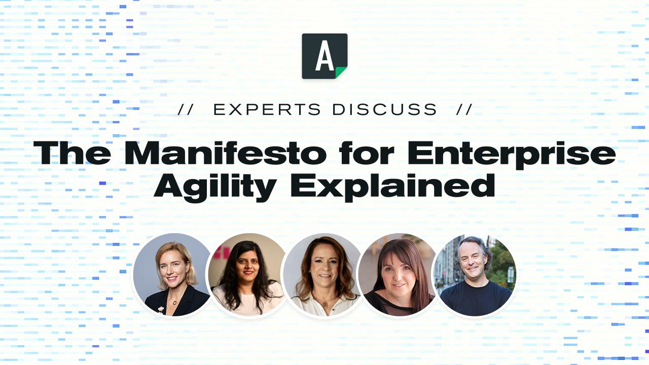 The Manifesto for Enterprise Agility Explained with Lenka Pincot, Angie ...